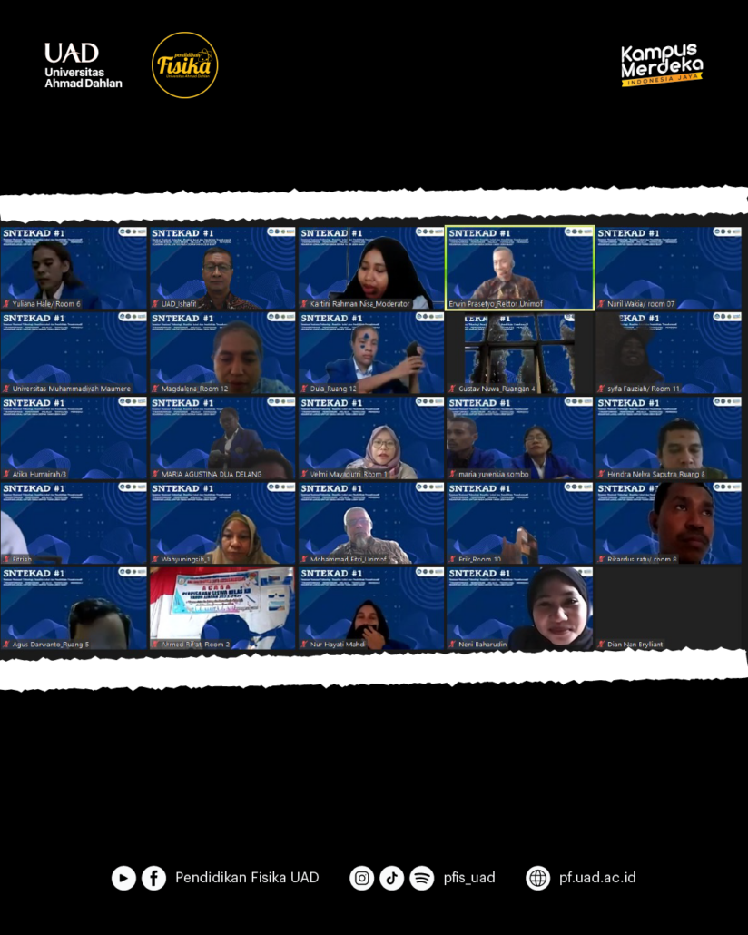 Dr. Ishafit, M.Si., Jadi Narasumber di Seminar Nasional SNTEKAD #1 – Program Studi Pendidikan Fisika